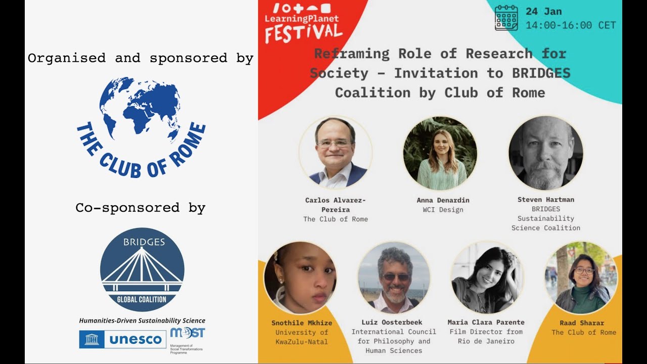 Reframing the Role of Research for Society – Invitation to the BRIDGES ...