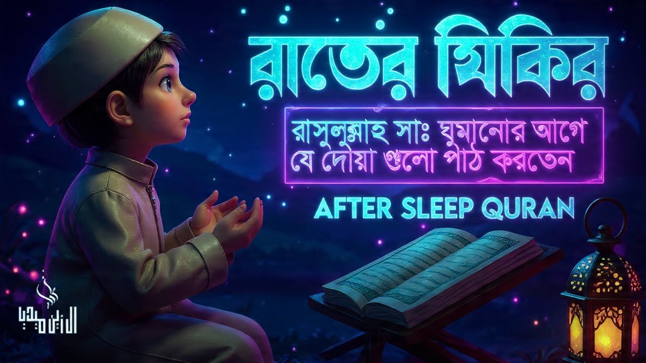রাতের জিকির After Sleep Dua । اذكار المساء Adhkar Al-Masa Al Zain Media ...