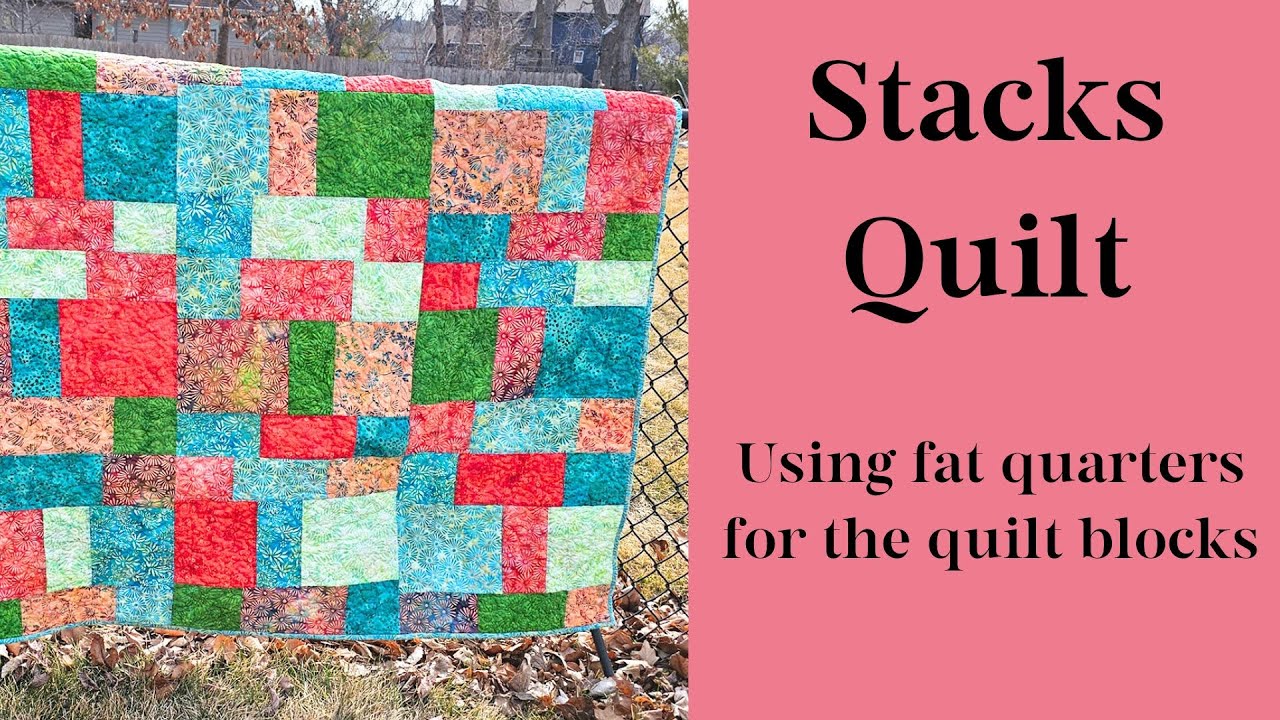 How to rotate pieces in the Stacks quilt blocks - YouTube