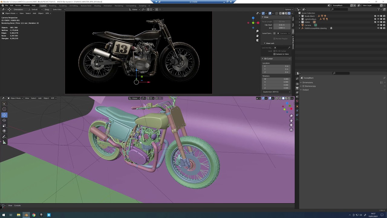 Blender 2.9 Scenes + Collections management - FlatTracker - YouTube