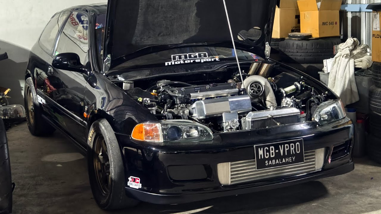 EG6 MGB AWD K SERIES !! - YouTube