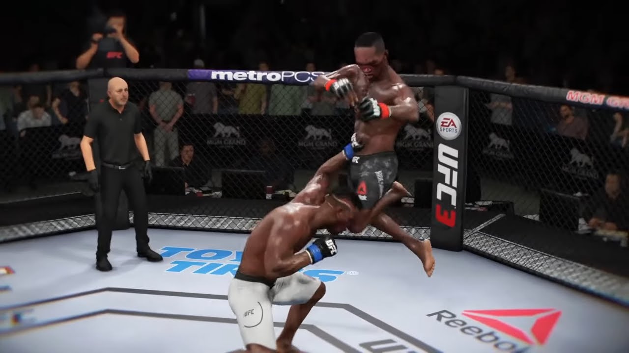 Israel Adesanya vs. Francis Ngannou Full Fight (EA Sports UFC 3) - YouTube