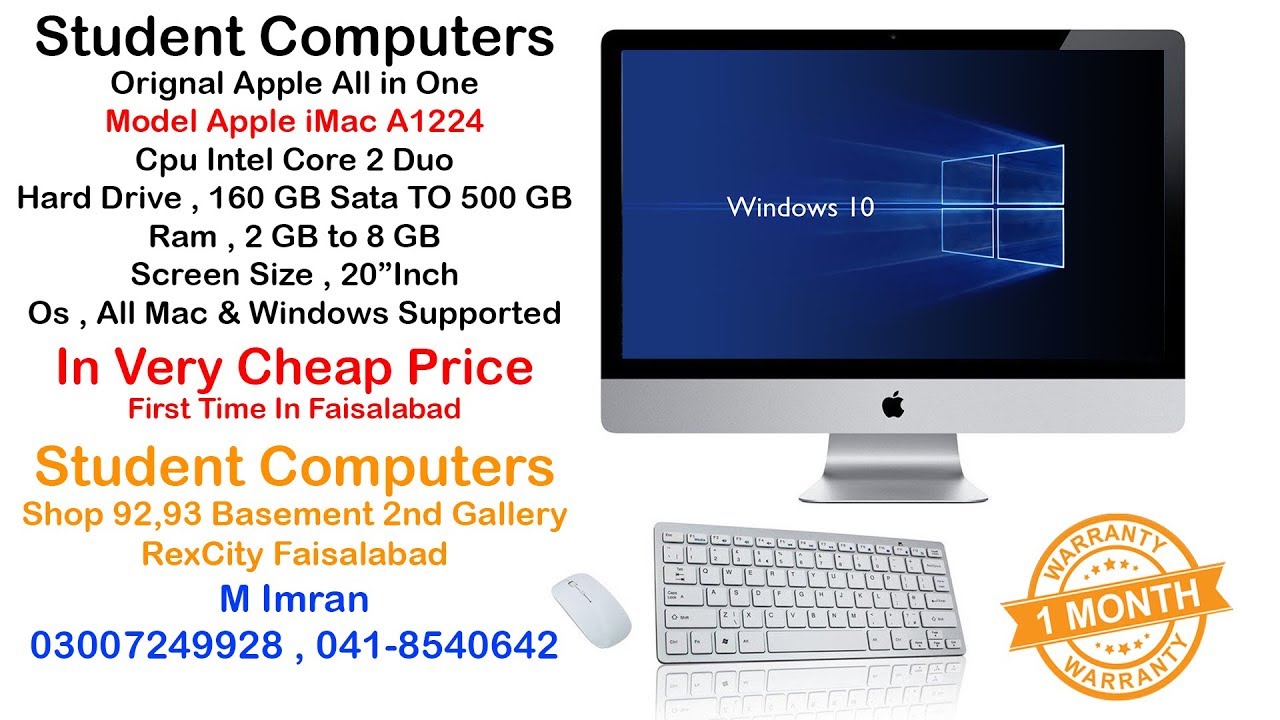 iMac With Windows Install Windows In iMac - YouTube