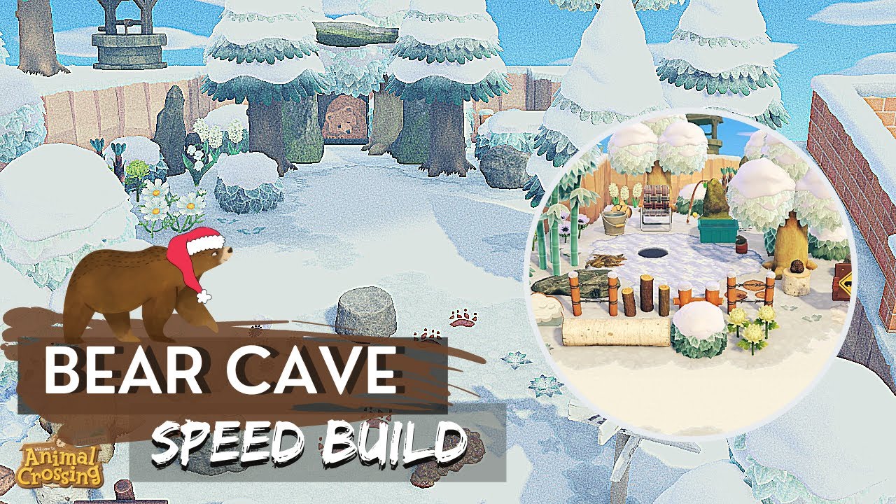 BEAR CAVE SPEED BUILD | Animal Crossing New Horizons (FR) - YouTube