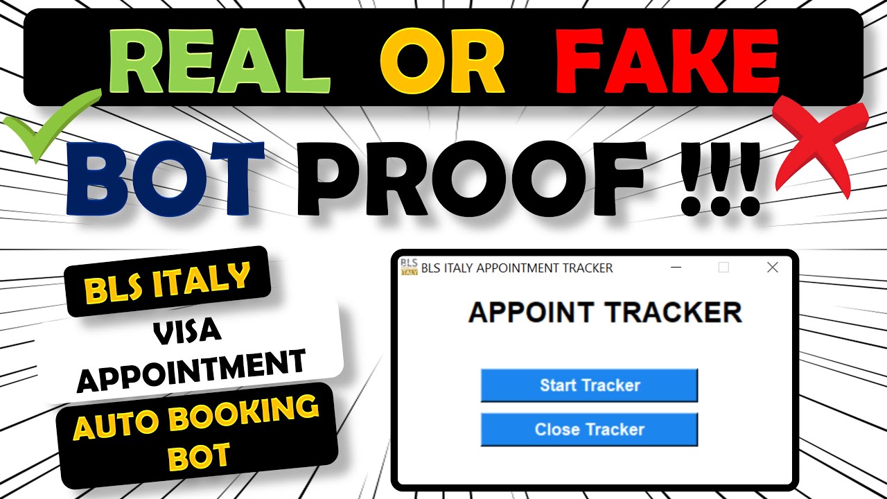 REAL OR FAKE PROOF VIDEO Fastest BLS italy visa appointment Bot | Auto ...