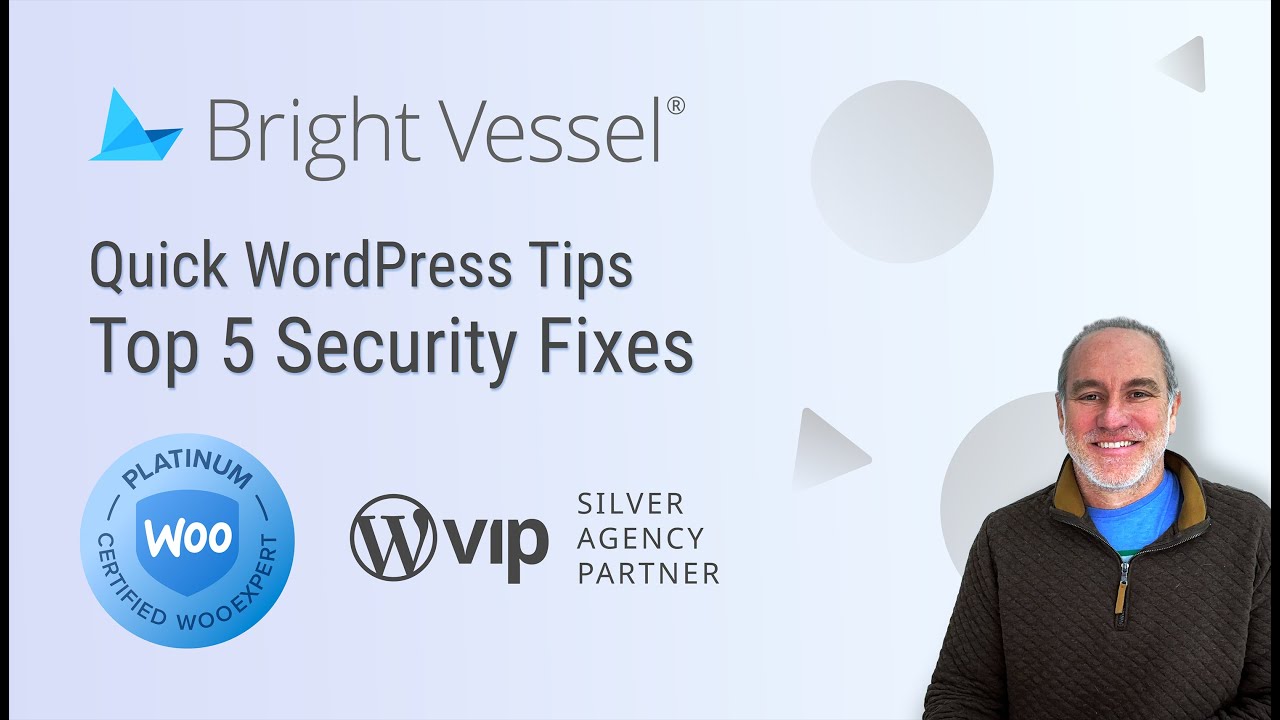 Top 5 WordPress Security Tips - YouTube