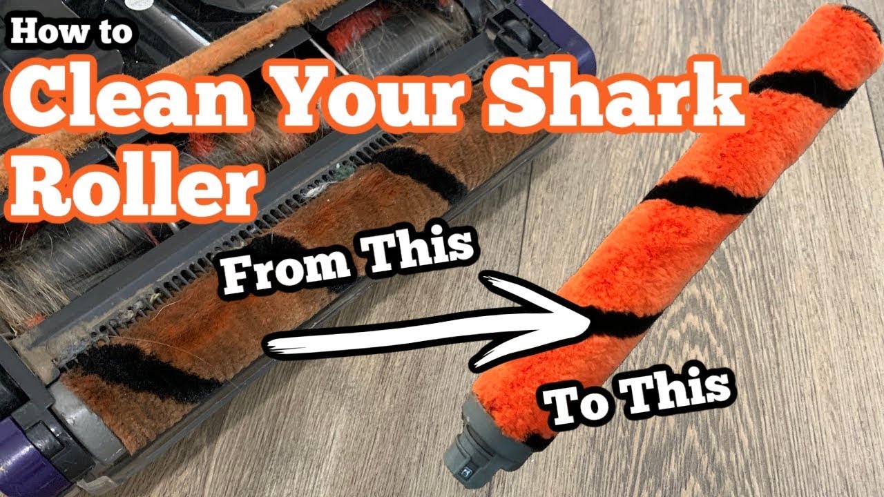 How to Clean Shark DuoClean Soft Brushroll - QUICK & EASY Orange Roller ...
