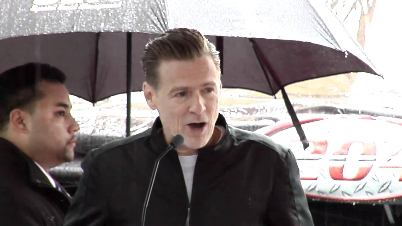 Bryan Adams Honored with a Star on the Hollywood Walk of Fame - YouTube