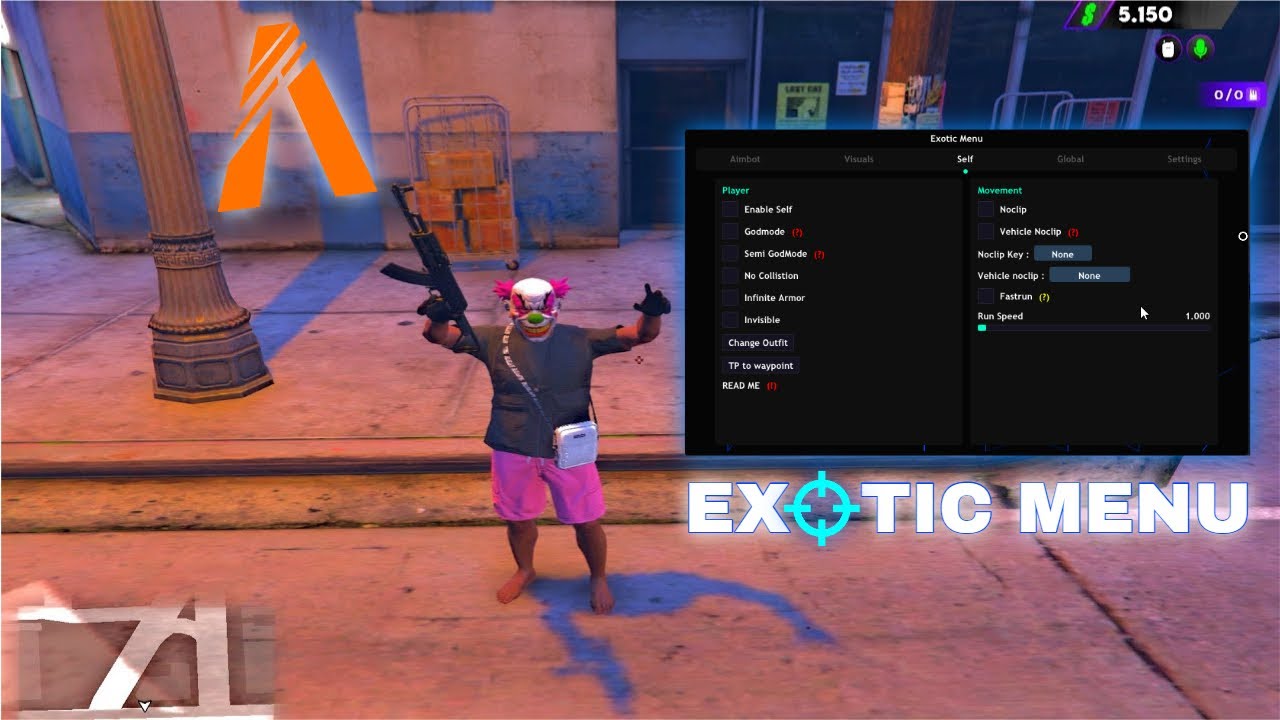 [EXOTIC MENU] BEST FIVEM MOD MENU! | GAMEPLAY + SHOWCASE [GERMAN] - YouTube