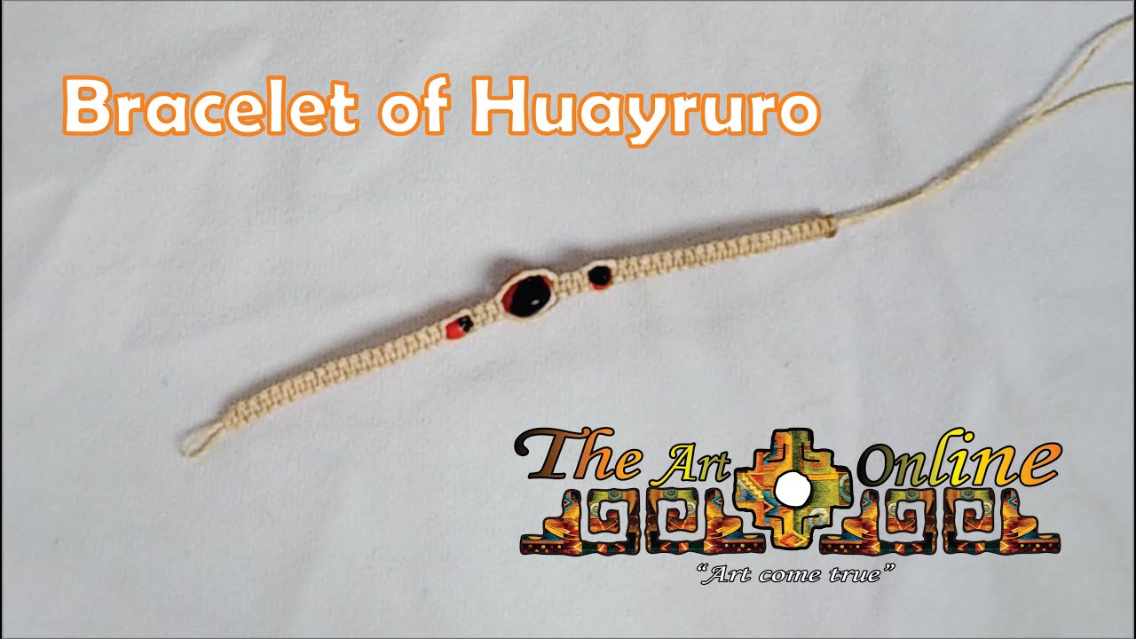 Bracelet of Huayruro. Pulsera de Huayruro PERÚ ARTES - YouTube