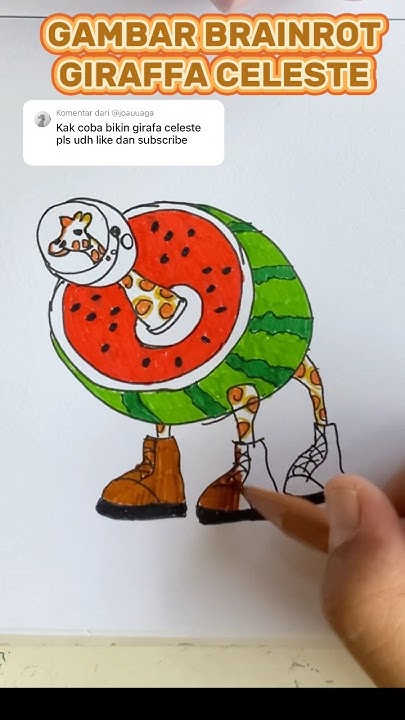 Gambar brainrot girafa celeste #italianbrainrot #anomaly #gambaranime # ...