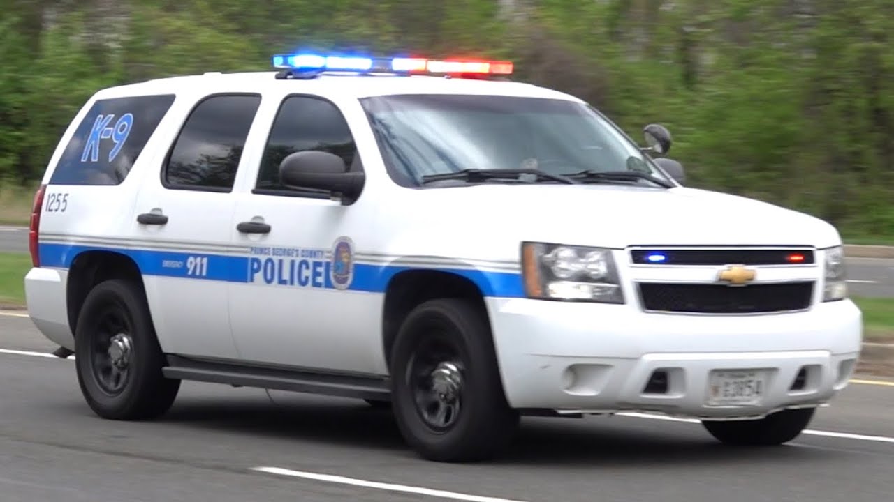 Prince George's County Police Department K-9 Car 1255 Responding - YouTube