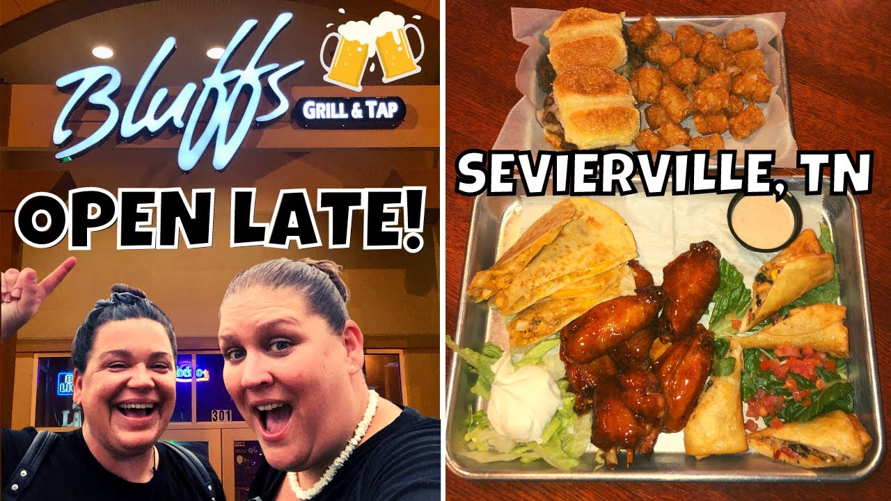 BLUFFS GRILL & TAP RESTAURANT REVIEW | OPEN LATE | BEST SPOT FOR WINGS ...