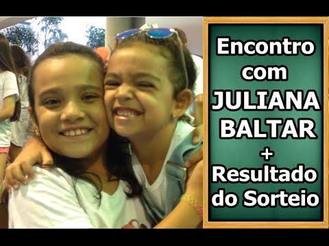 Encontro com a Juliana Baltar + Resultado do Sorteio - YouTube