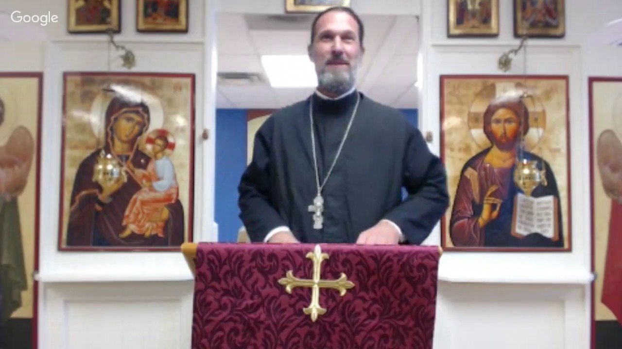 Fr. Josiah Trenham Nativity Retreat at St John the Evangelist Orthodox ...