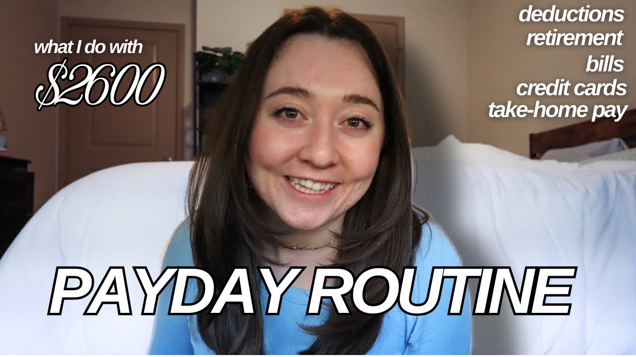 $2600 PAYDAY ROUTINE 💸 Building Wealth, Savings-Focused, Bi-Weekly Budget - YouTube