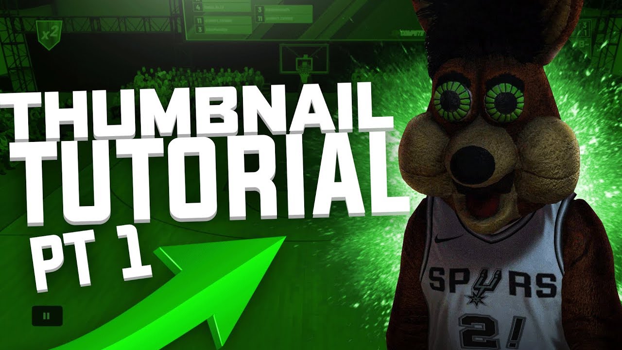 HOW TO MAKE GOOD NBA 2K20 THUMBNAILS! BEST THUMBNAIL TUTORIAL! NBA 2K20 ...