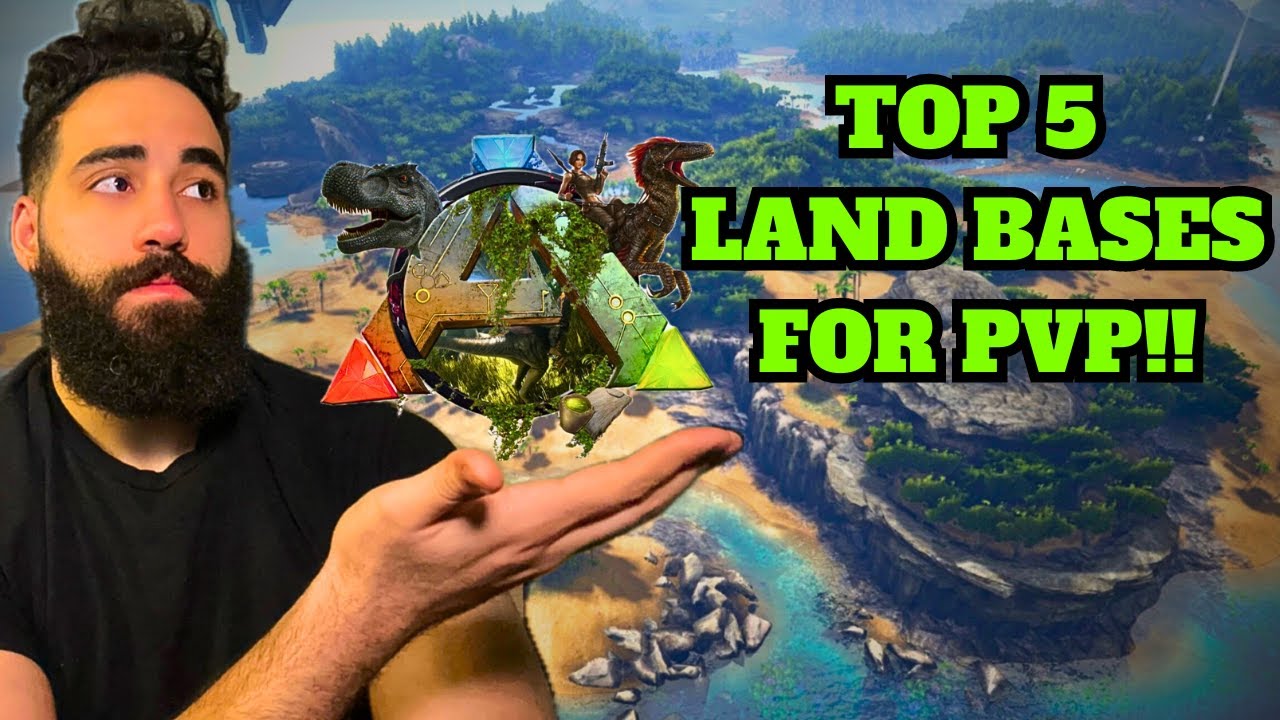 Top 5 LAND BASES For The Island For Official PVP & SmallTribes In Ark ...