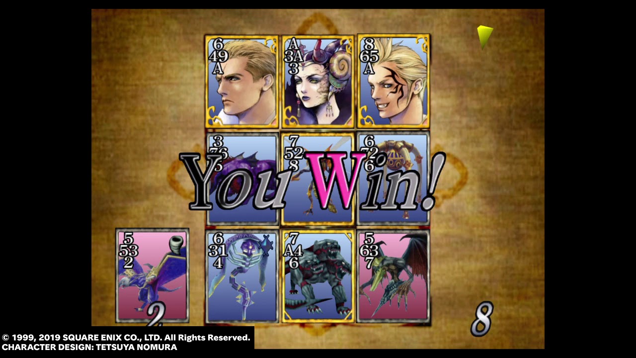 FINAL FANTASY VIII Remastered Edeas House-Triple Triad Game-Edea Card ...