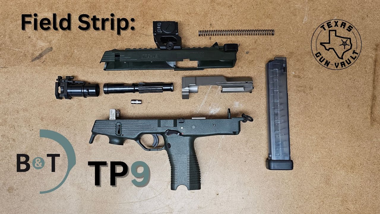 Field Strip: B&T TP9 Pistol - YouTube
