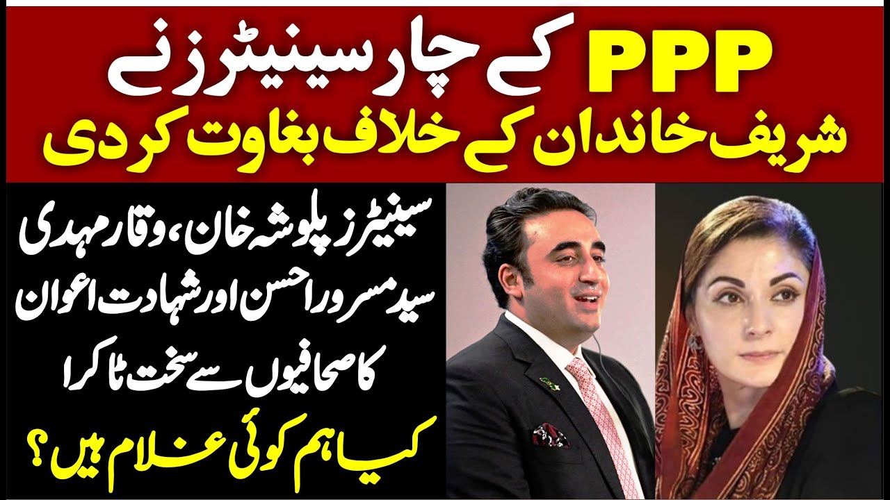 PPP vs PML-N | PPP Leaders Come Down Hard on Sharif Family | Hard ...