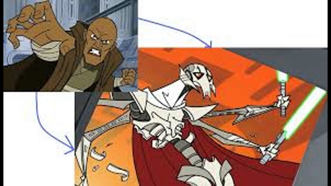 mace windu vs galen merrick-(starkiller) - YouTube