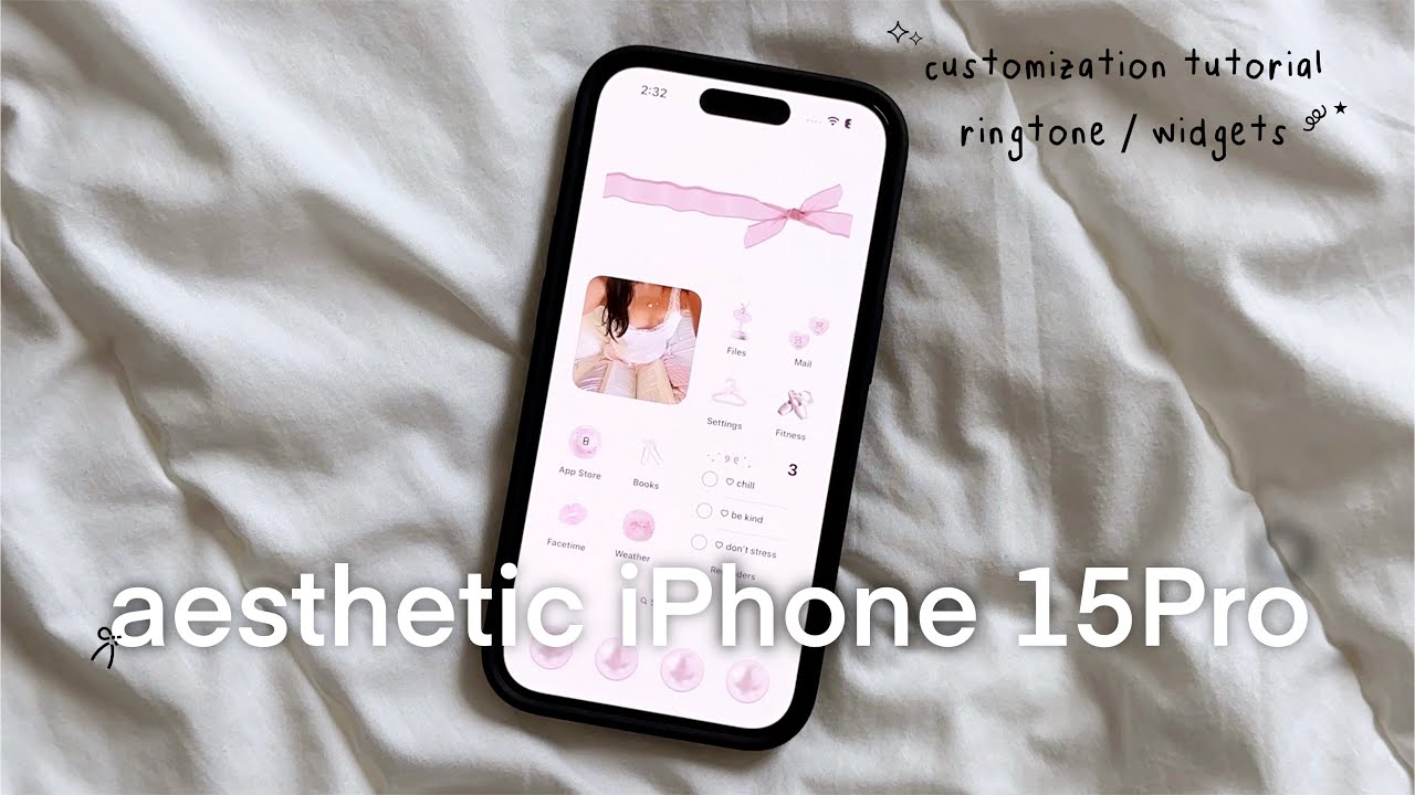 HOW TO MAKE YOUR PHONE AESTHETIC: customize with me, Pinterest girl ...
