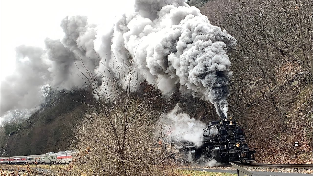 Seeing My Very First Operational Steam Locomotive, Featuring WMSR #1309 ...