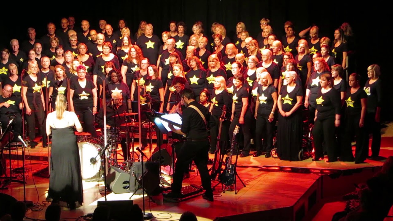 The Dunstable Rock Choir - The Stables, Wavendon - Human - YouTube
