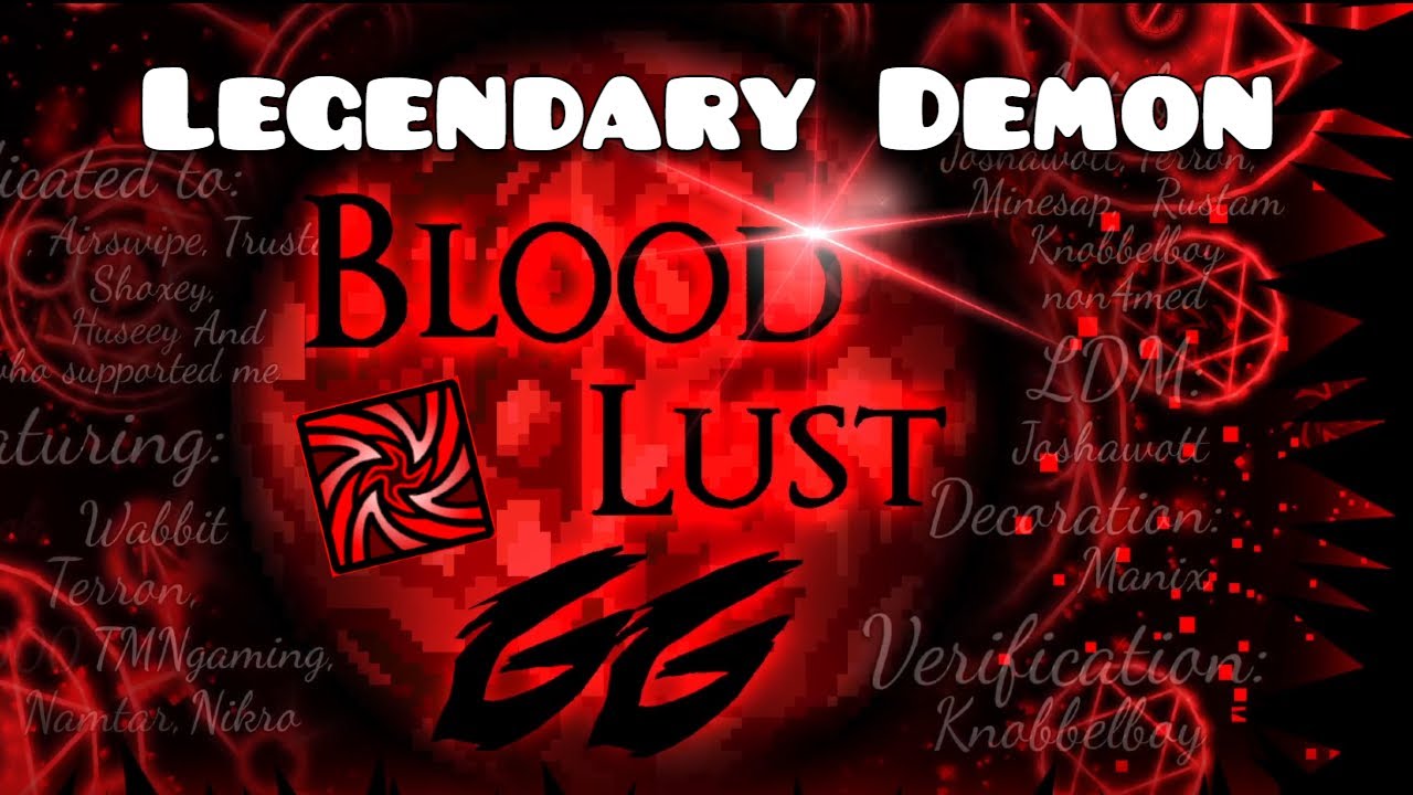 Bloodlust | Geometry Dash - YouTube