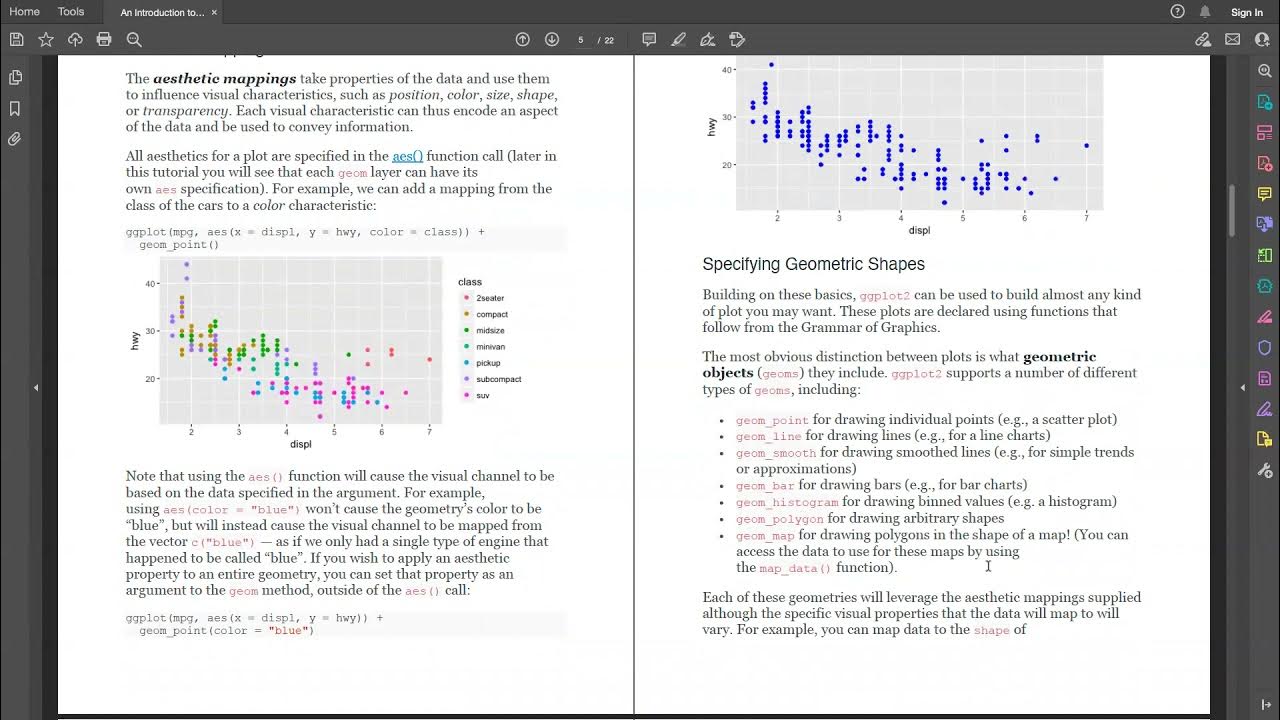 Introduction to ggplot2 - YouTube