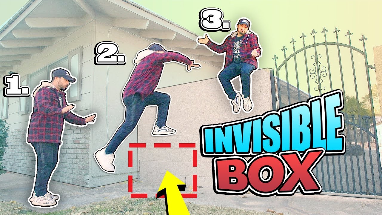 How to Do the invisible BOX CHALLENGE! (I BET $1,000 YOU WON'T BELIEVE ...