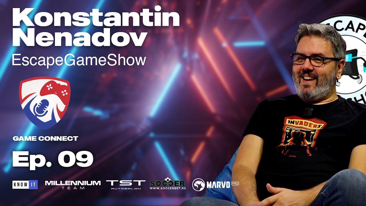 🎙️Game Connect Podcast - Ep. 09 - Kosta "@EscapeGameShow" Nenadov - YouTube