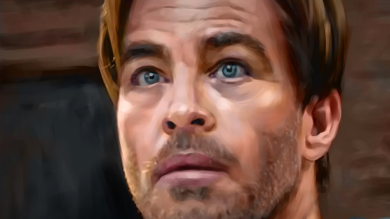 Painting Chris Pine / Dungeons & Dragons | Krita - YouTube