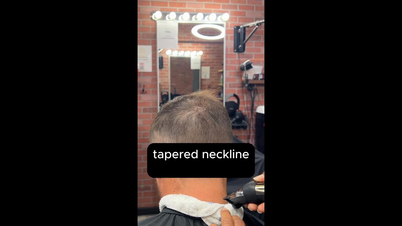 how to taper a neckline - YouTube
