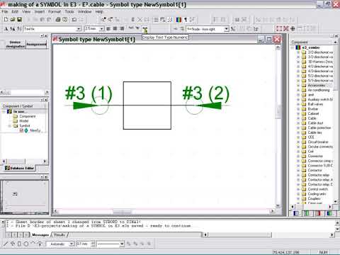 making a symbol on E3 Zuken .!! Electrical Design.!! - YouTube
