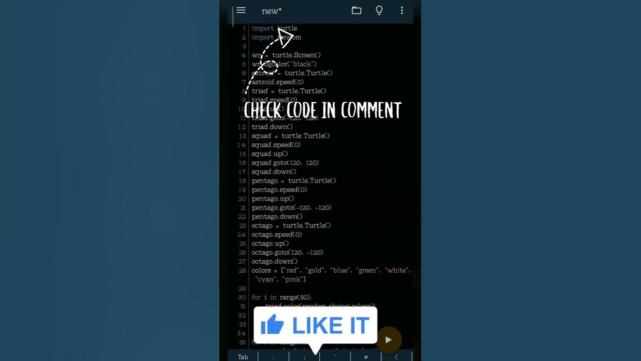 Python Turtle Shapes Pythonshorts Pythonprogramming Codingshorts Python Turtle 