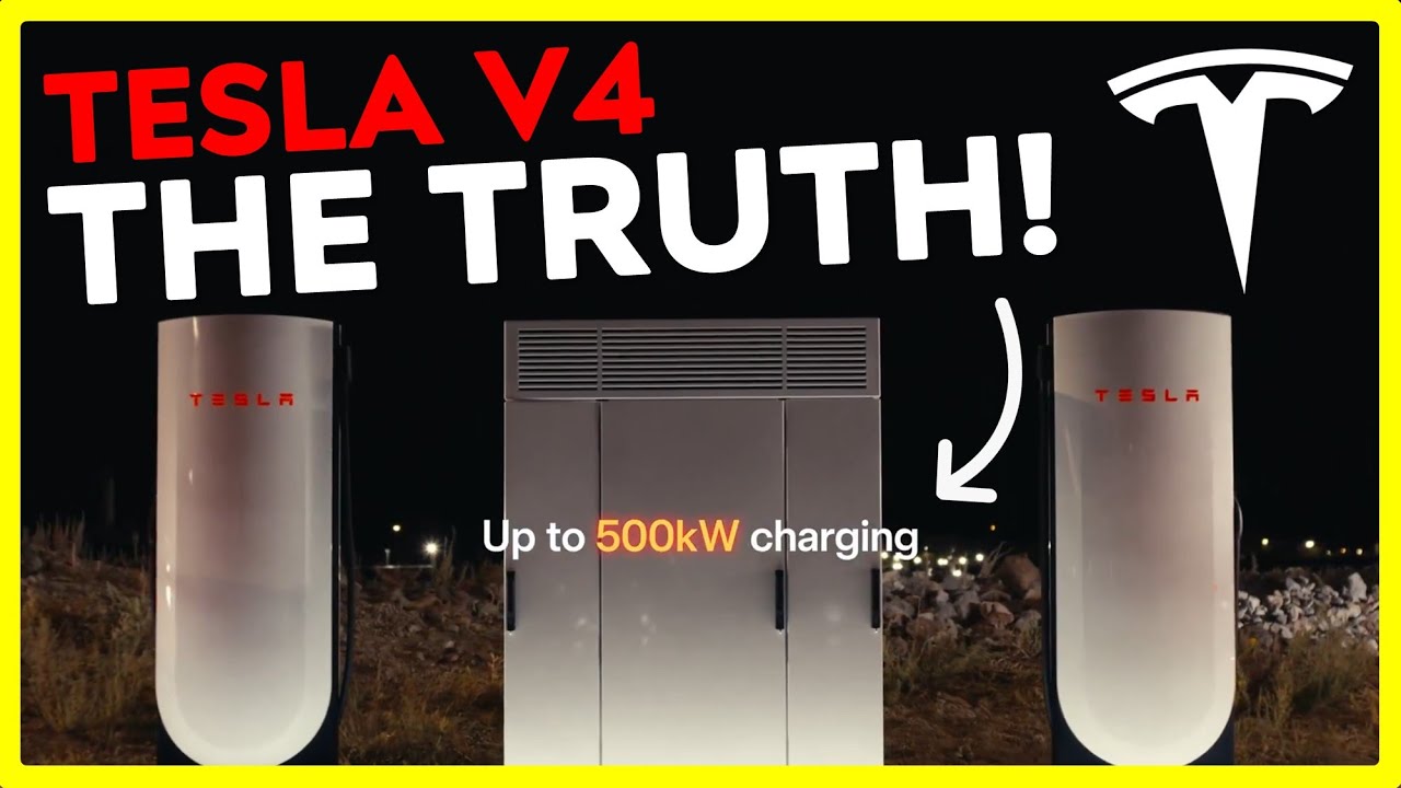 The TRUTH about Tesla V4 - 500 kW Superchargers | ⛔NO BUSBAR⛔ - YouTube