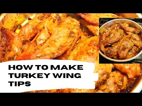 how to make Turkey wing tips - YouTube