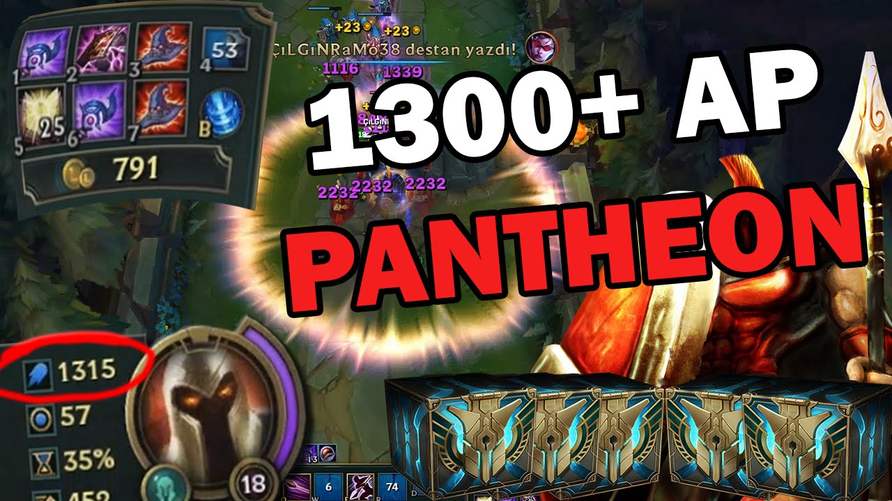 1300+ AP PANTHEON ve 5 HEXTECH SANDIĞI!! Bronz Dünyası #1 - YouTube