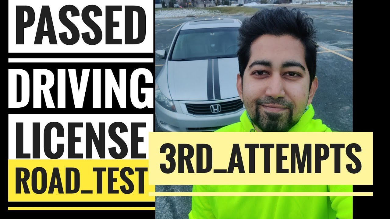 Passed Driving license test in canada, After failing twice. SHAD Is ON ...