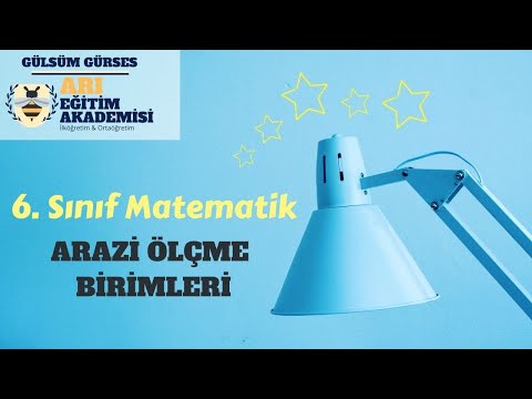 6. Sınıf Matematik 45- ARAZİ ÖLÇME BİRİMLERİ