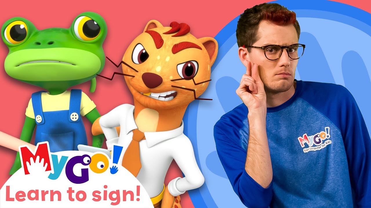 Learn Sign Language with Gecko's Garage! | Weasel's Wheels | MyGo ...