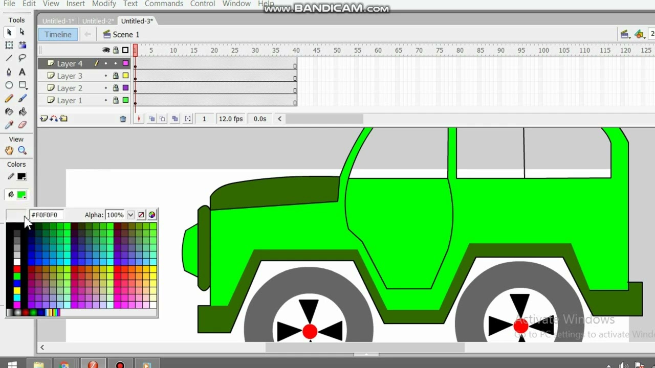 MUDAH SEKALI MENGGAMBAR MOBIL MENANJAK | TUTORIAL MENGGAMBAR MOBIL ...