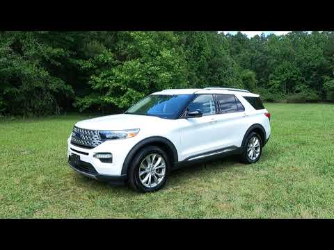 2020 Ford Explorer Limited Vin#B83233 White 360 View