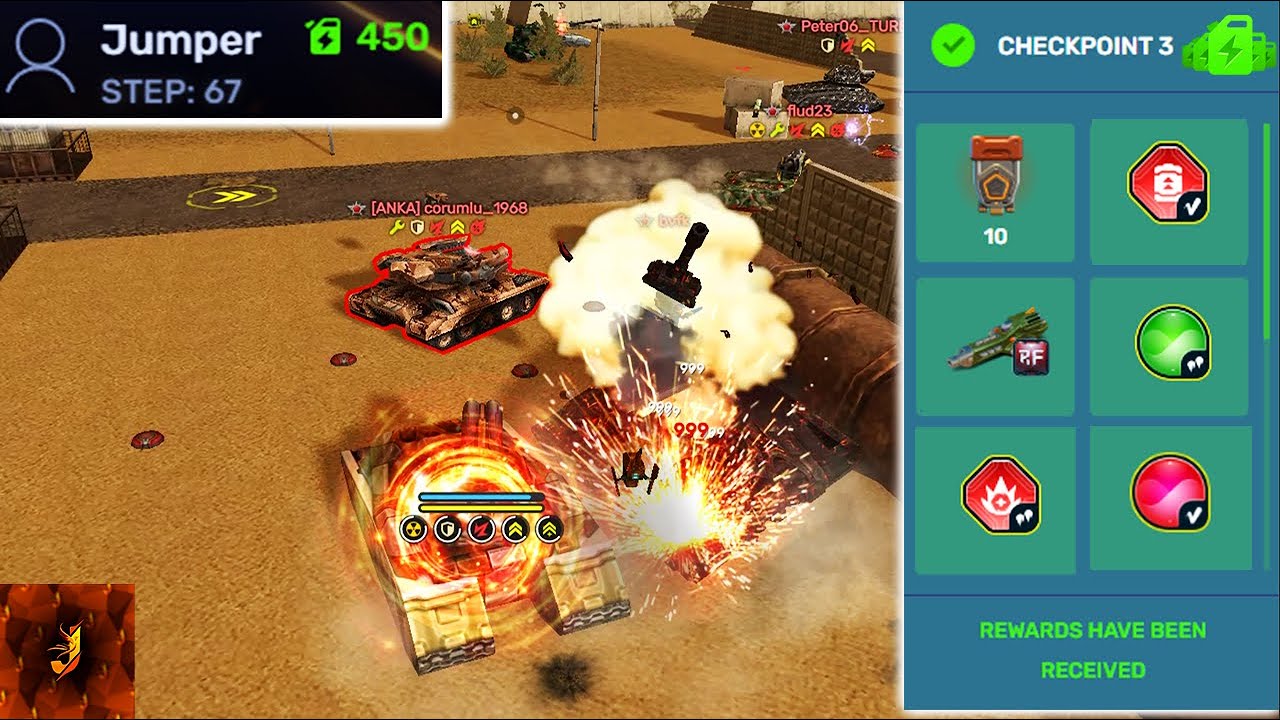 Tanks in space Mini-game | Completing special missions + Spending 450 ...