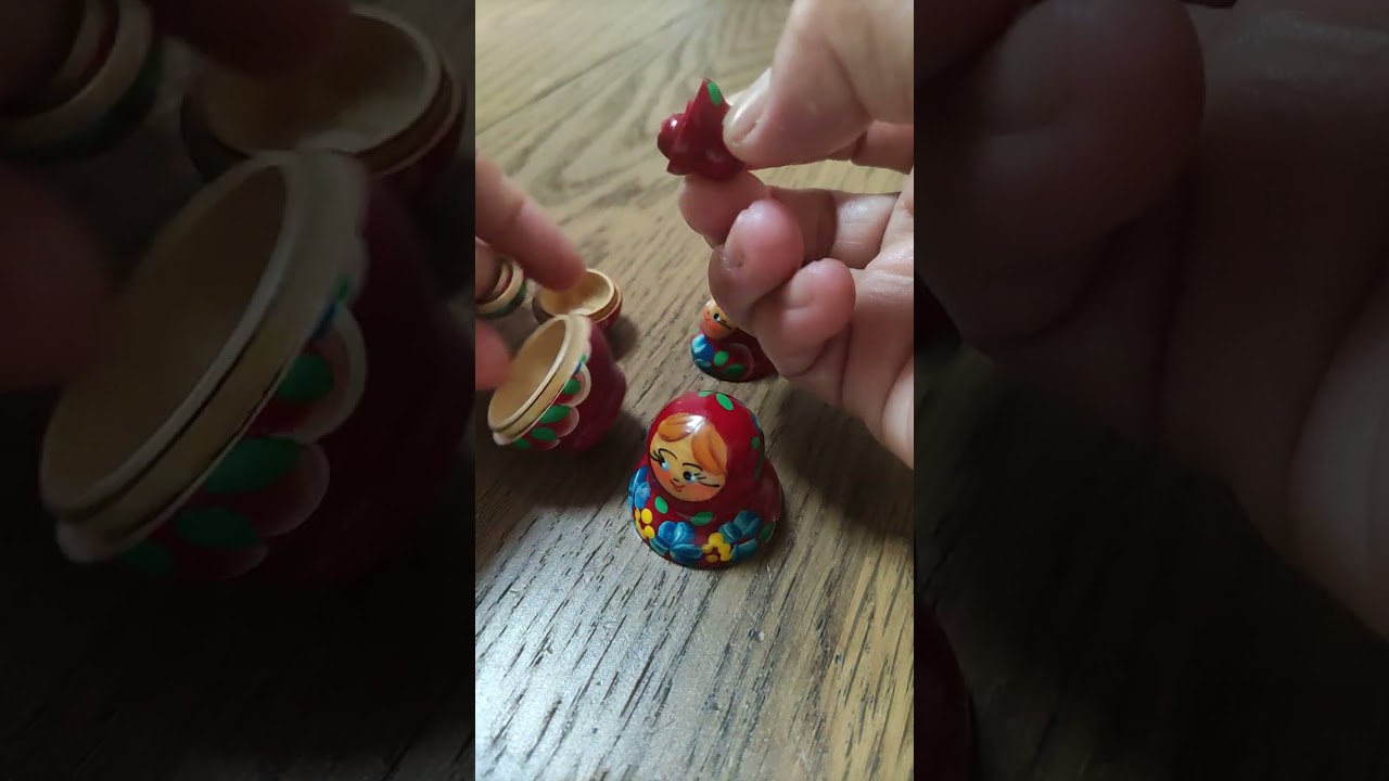 Smallest Matryoshka|Russian Nesting Dolls #shorts - YouTube