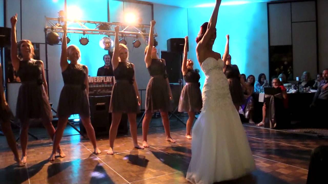 Shayla And Bridesmaids Surprise Dance Youtube