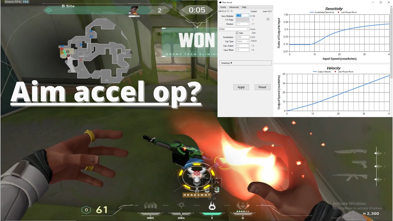 I spent 1 month using Aim Acceleration in Valorant - YouTube