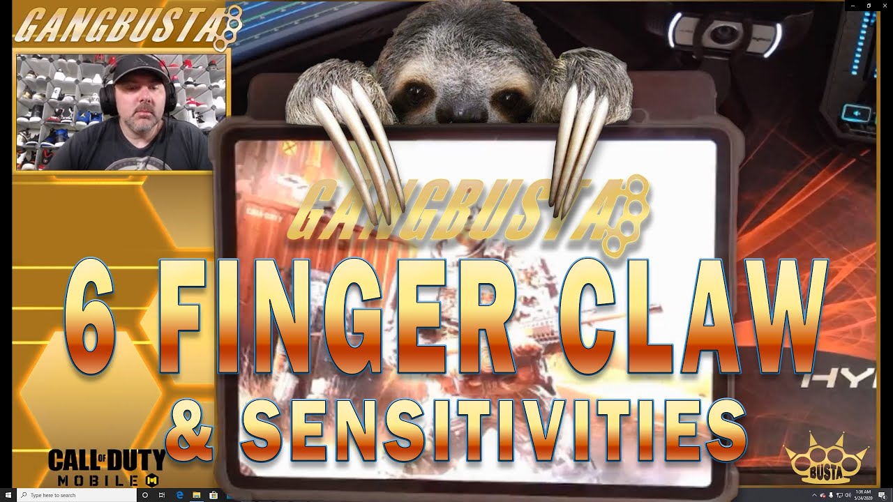 6 Finger Claw & Sensitivities - CALL OF DUTY MOBILE - YouTube